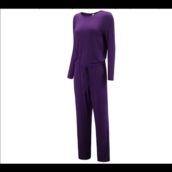 N/A | Pants & Jumpsuits | Medium Purple Pocket Jumpsuit | Poshmark